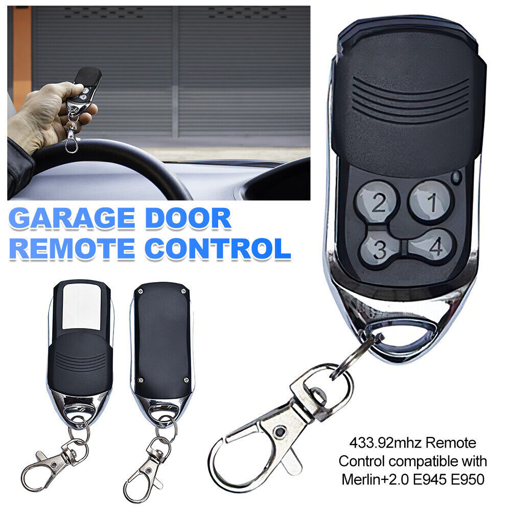 For Merlin+ 2.0 E945M E950M E943M Garage Gate Door Remote Control ...