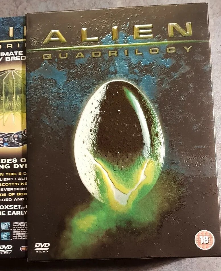 Alien Quadrilogy Original first 4 Films, Special 9 Disc Box Set ...