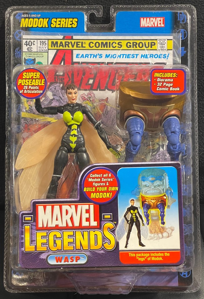 RARE 2006 Toy Biz Marvel Legends 6" Modok BAF COMPLETE SET + 4 VARIANTS ...
