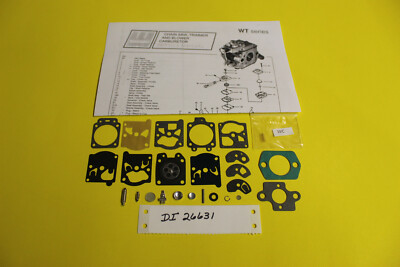 Fits Stihl Trimmer FS72 FS74 FS76 FC72 Carburetor Walbro WT227F Carb ...