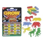 Capsule Creatures 12 Piece Foam Toy Magic Grow Dinosaur Wild Zoo ...