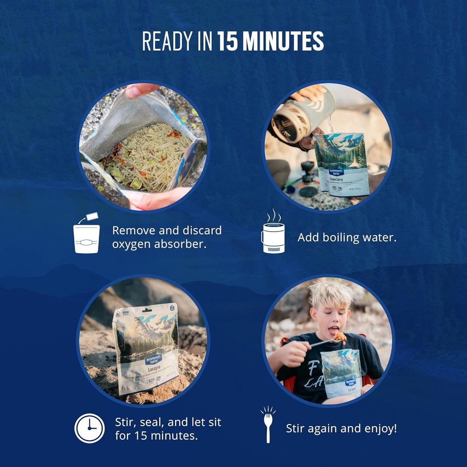 Backpacker's Pantry - Adventure Meal Freeze Dried Camping & Hiking MRE ...