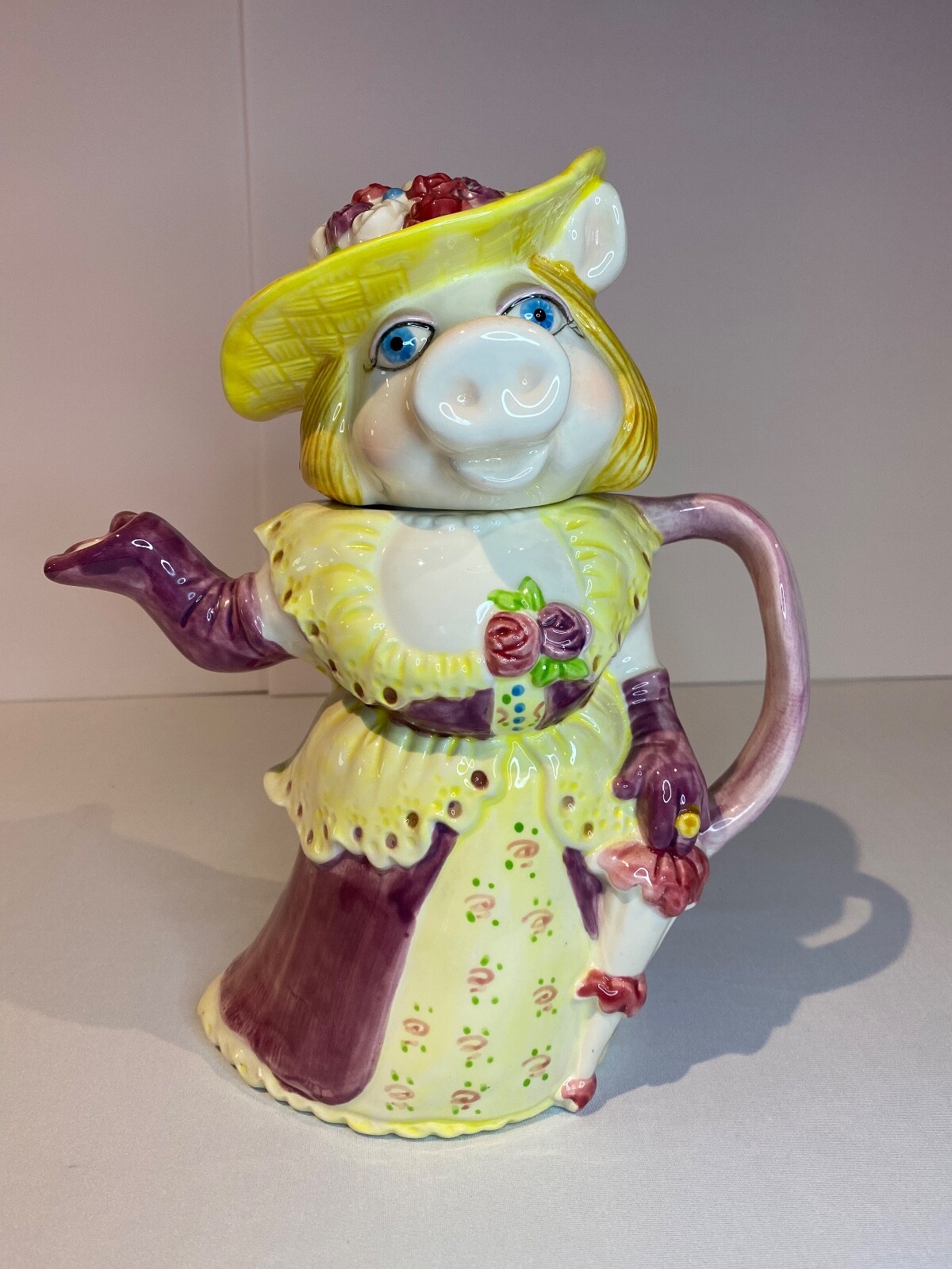 Vintage Original Jim Henson The Muppets Sigma Miss Piggy Teapot- Made ...