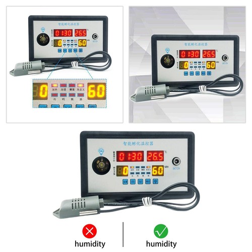 12V Digital Temperature Controller Temperature Control Smart Sensor ...