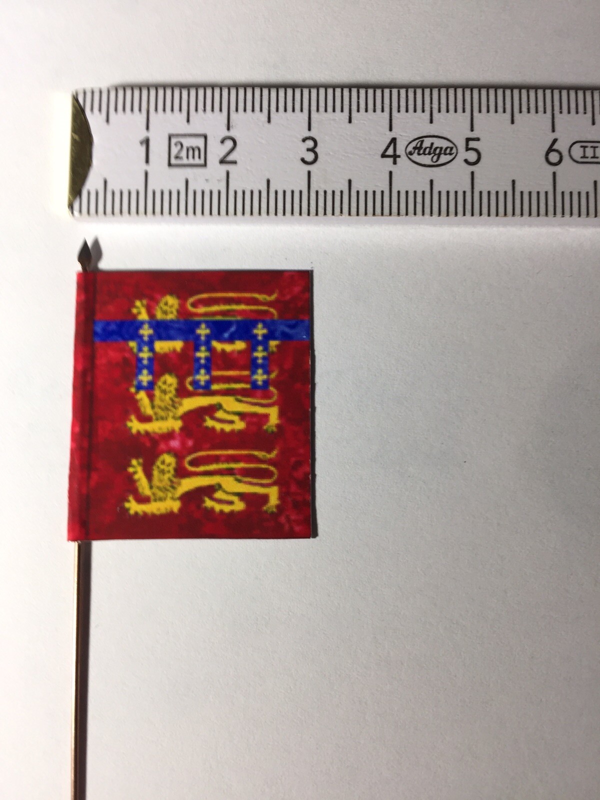 613) 1x25mm 28mm English Medieval HYW Earl of Lancaster Flag Banner ...