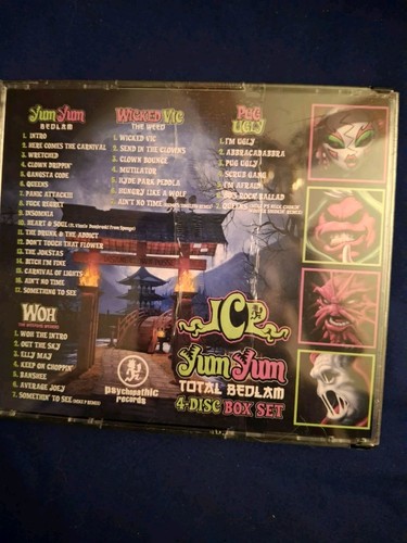 ICP INSANE CLOWN POSSE *Yum Yum Total Bedlam* 4 Disc CD Box Set NEW ...