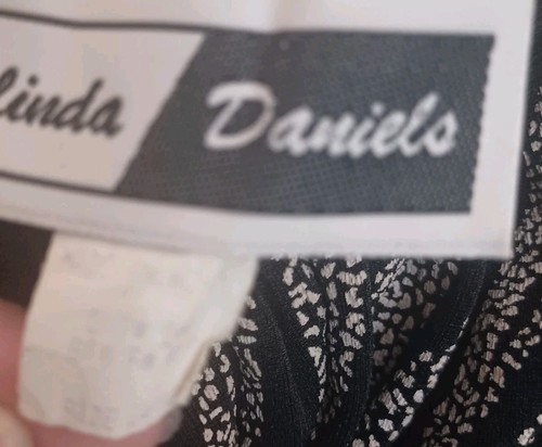 VtG. Melinda Daniels Maxi Dress Womens Large Virgo 11 Brown Black Sexy ...