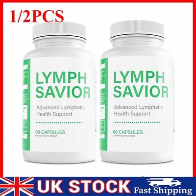 2pack Lymph Savior Advanced Lymphatic Health Support Dietary Supplement ...