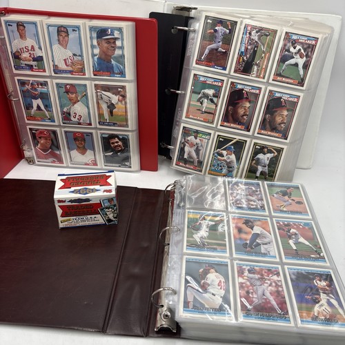 1992 Topps Baseball Complete Set 792 Cards + 249 Extra & Traded Set ...