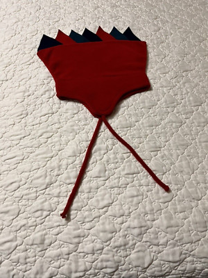 EMS EASTERN MOUNTAIN SPORTS POLARTEC RED FLEECE WINTER HAT FUNKY | eBay