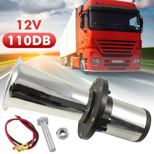 12V FOR KLAXTON AHHOOOGAH OLD STYLE VINTAGE AIR HORN CHROME KLAXON CAR ...