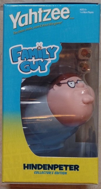 Family Guy Yahtzee Hindenpeter 2011 Collector's Edition by Hasbro for ...