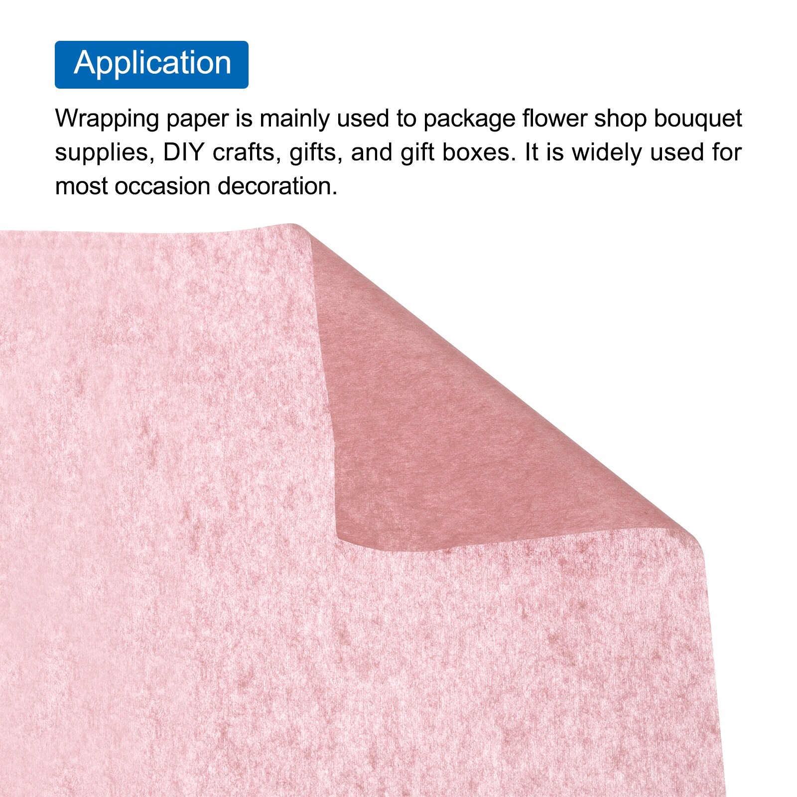 Tissue Gift Wrapping Paper Tissue Paper Bean Paste Color 19.69x27 ...