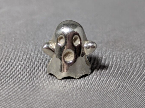 Ghost Silver Charm Bracelet Halloween Emoji Cute Threaded Bead Boo ...