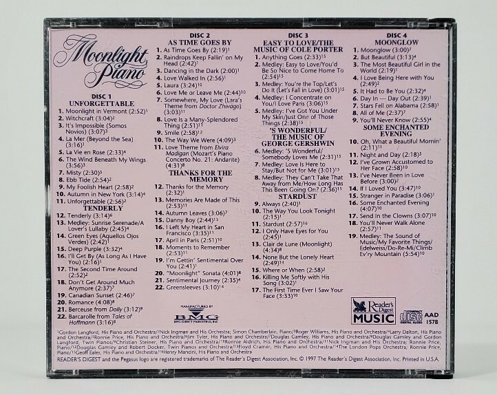 Reader's Digest Moonlight Piano (4-disc CD) w/ Booklet | eBay