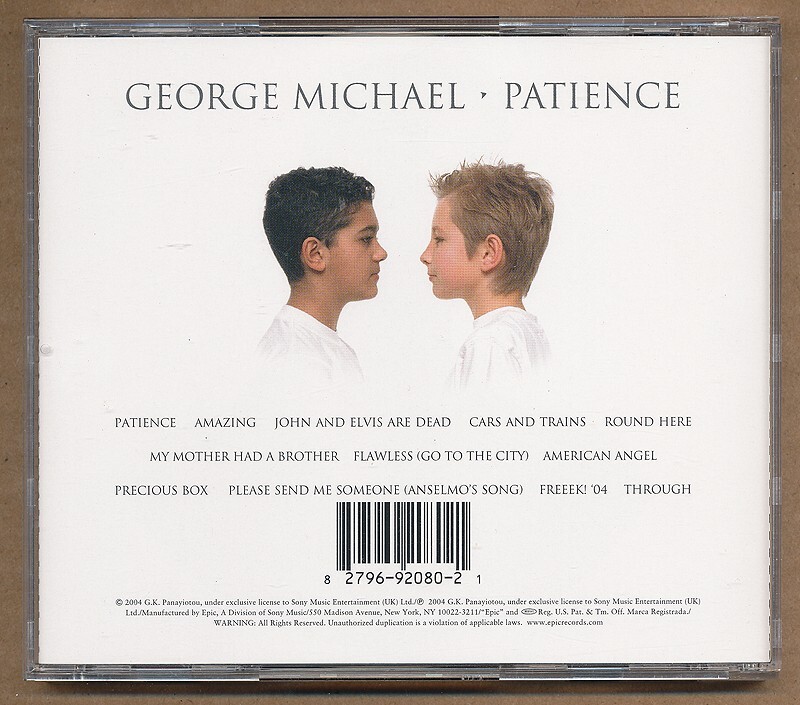 George Michael - Patience RARE out of print CD w/ hype sticker '04 | eBay