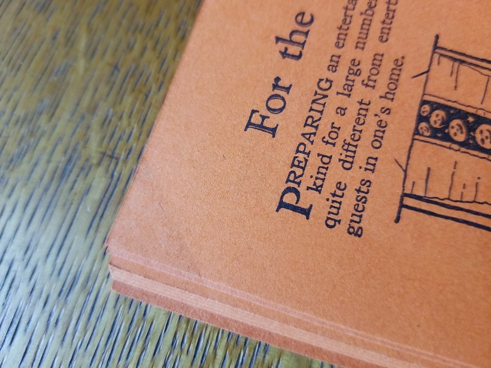 Dennison Bogie Book Halloween Vtg 1926 Decorations Costumes ...