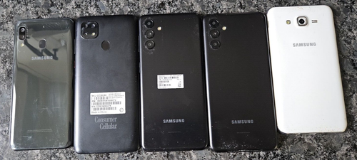 Lot of 4 Samsung Smartphone Devices PLUS 1 Unbranded Smartphone | eBay