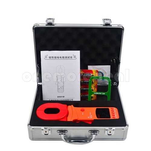 Earth Clamp Meter Ground Resistance Tester for Voltage/Current Leakage ...