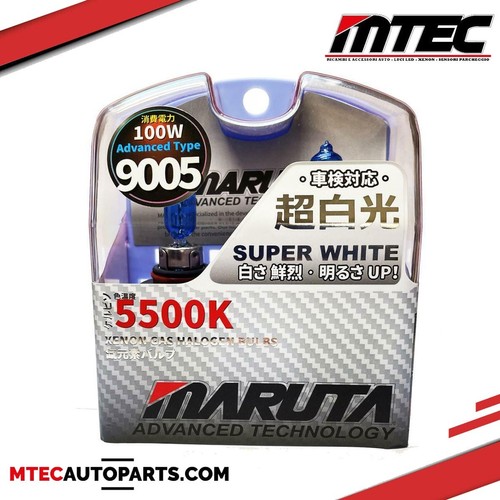 Maruta | Mtec Hb3 9005 100W Super White Mt-450 Halogen Gas Xenon 5500k ...