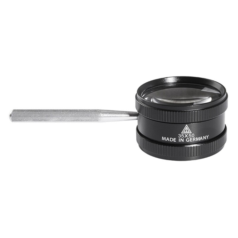 Identification Magnifying Glass 35X x 50mm Metal Magnifying Glass for ...