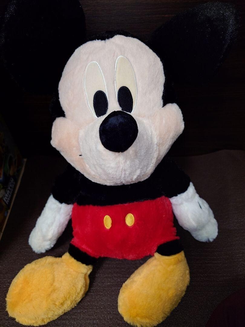 RARE Mickey Mouse Fluffy Disney pretty BIG Plush doll 40cm 15.7 ...