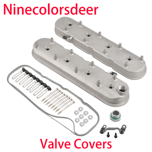Cast Aluminum Tall Valve Covers w/ Coil Mounts for LS1 LS2 LS3 LS6 5.3 ...