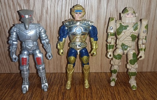 Lot 3 Figurines Captain Power + Tank Ellis + Sauron Vintage Mattel 1986 ...