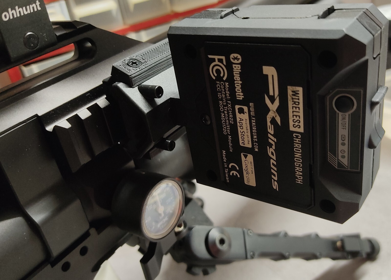bracket mount for the FX Chronograph radar to picatinny rail, maverick ...