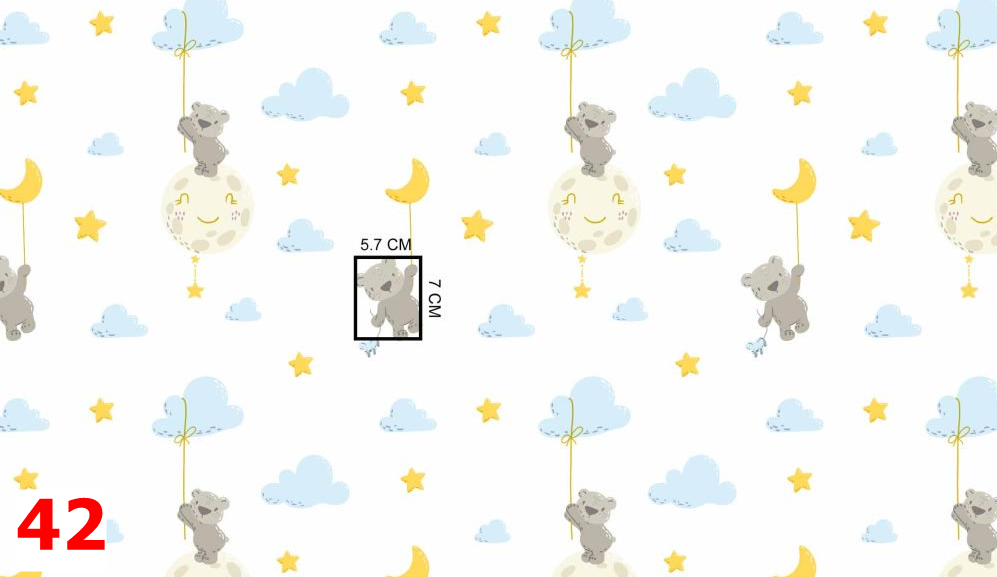 COT FITTED SHEET PATTERNED 100% cotton COT/COT BED 60x120 70x140 stars ...