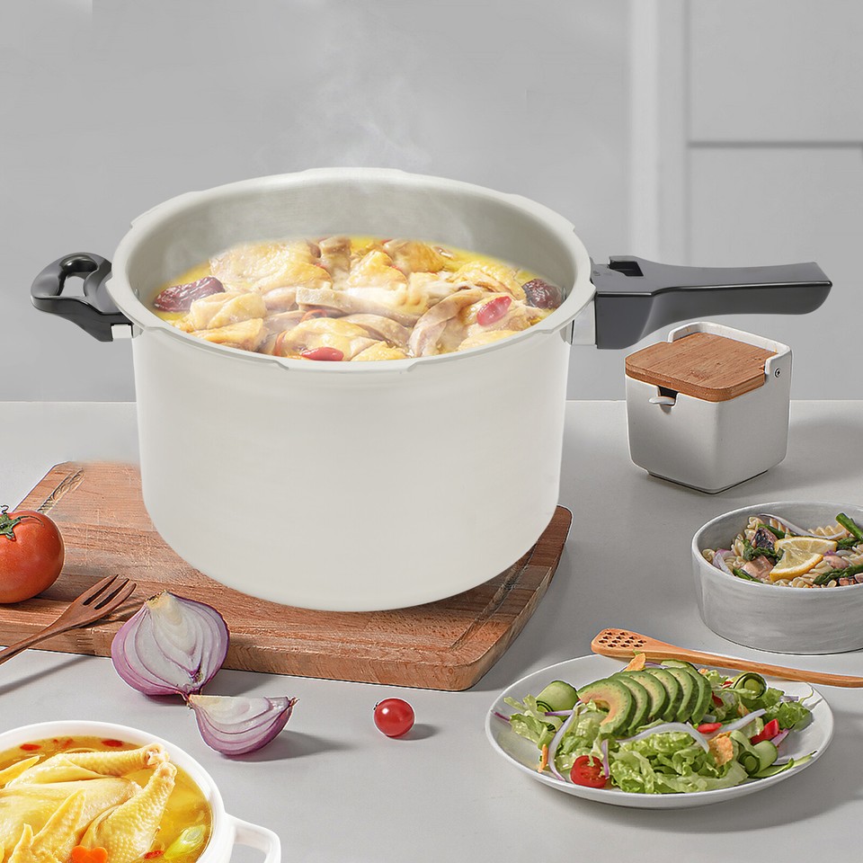 Aluminum Alloy Pressure Cooker Induction Compatible 9.5Qt Pressure ...