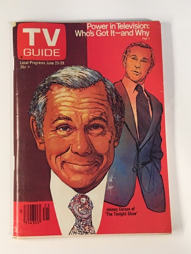 TV Guide June 23-29 1979; Johnny Carson-No Label- Cincinnati Ohio ...