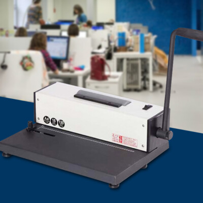 Desk Calendar Notebook Maker Plastic Spiral Coil Binding Machine ...