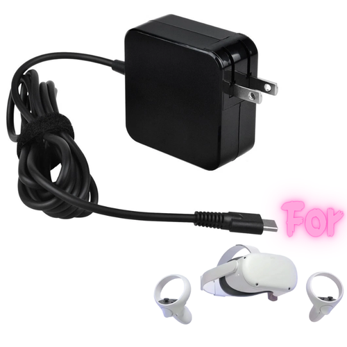 45W Type-C AC/DC Adapter for Meta Quest 3/Meta Quest 2/Meta Quest Pro ...