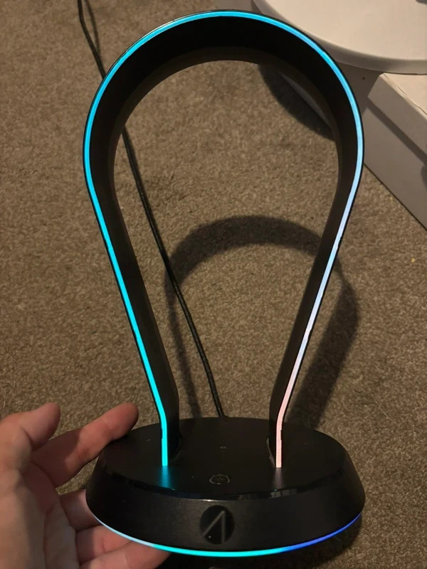 STEALTH LED Light Up Gaming Headset Stand for PS4, PS5, XBOX, Switch ...