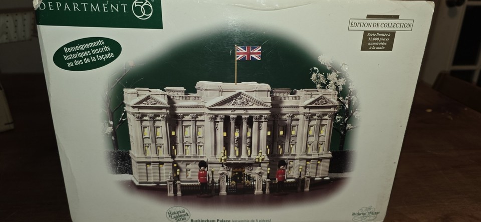 Dept 56 Buckingham Palace 58736 Landmark Historical Series Number ...
