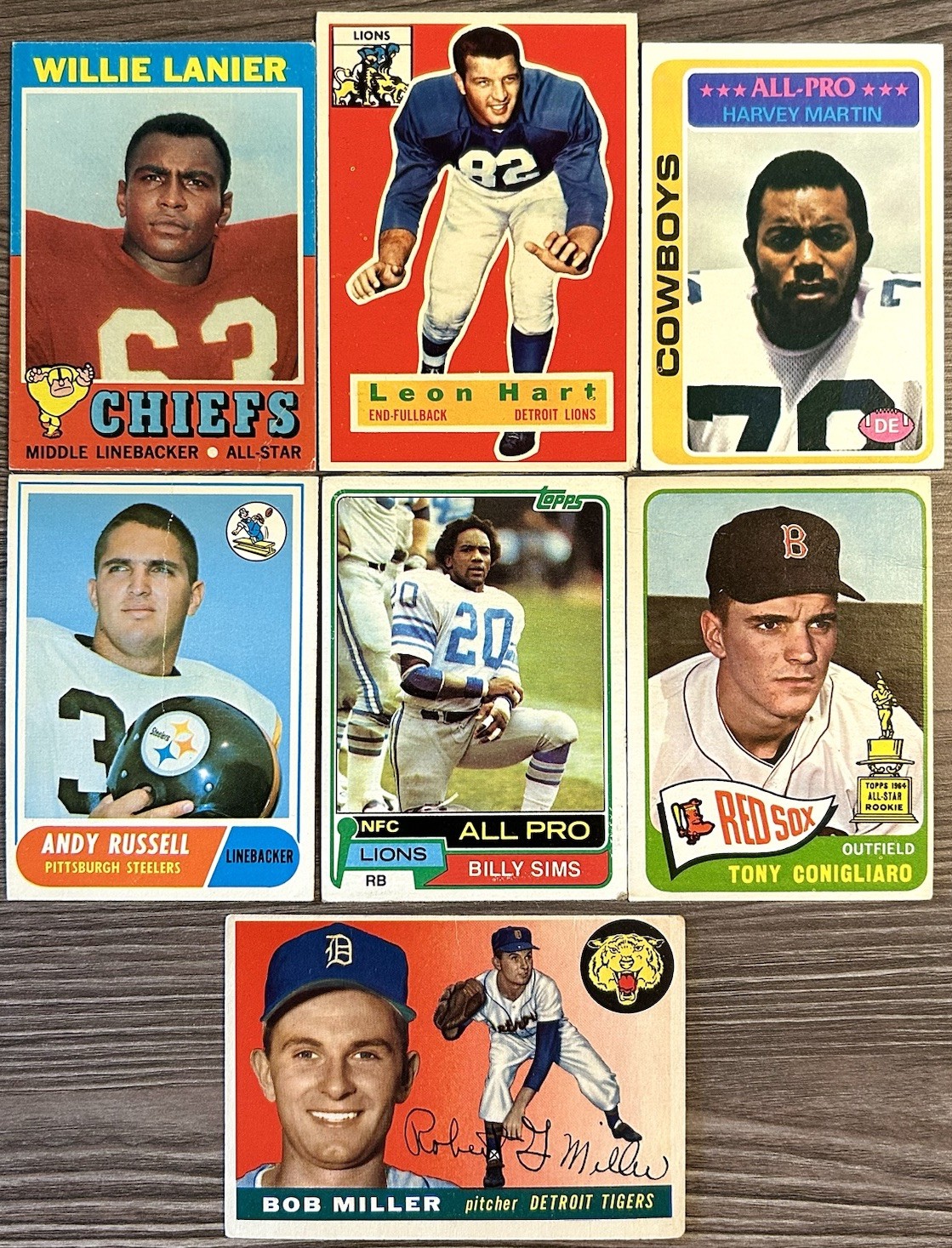 Mixed Sport Vintage Lot Of (7) HOF Fair-Good MLB/NFL | eBay