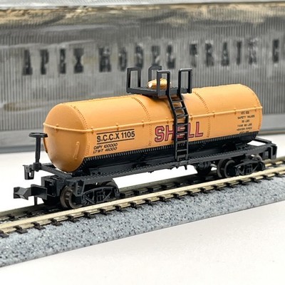 Model Power N Scale 3455 Shell Oil Single Dome Chemical Tank Car SCCX ...