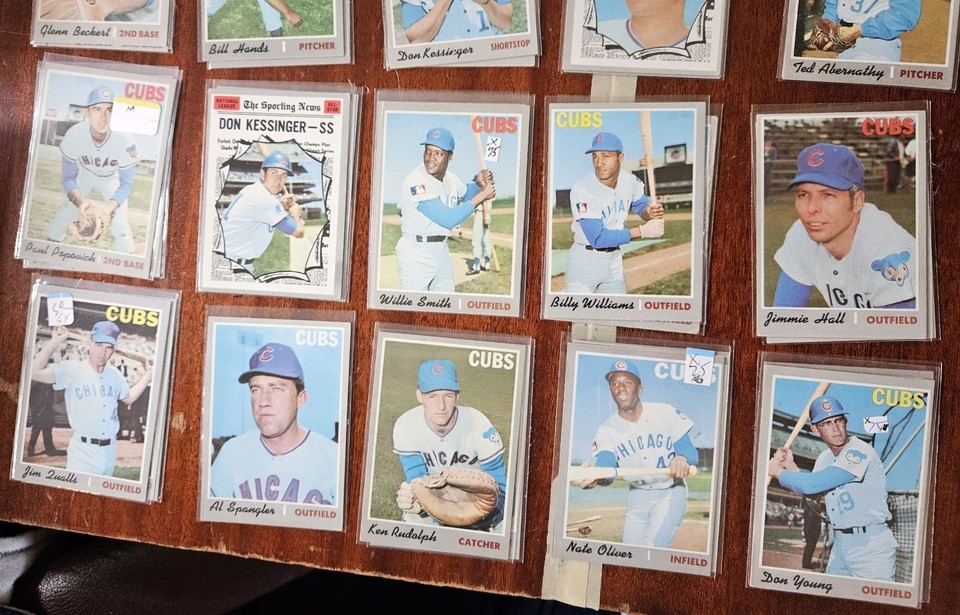 1970 Chicago Cubs Lot of at least 50 commons/minor sleevestarsd | eBay
