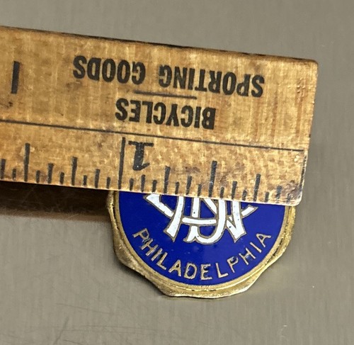 Antique 1911 NBC or CBN CNB Enamel Badge Pin Philadelphia PA | eBay