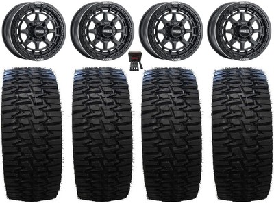Metal FX Outlaw Bdlk 15" Wheels Bk 33" Desert Race Tires Ranger XP 9/1K ...