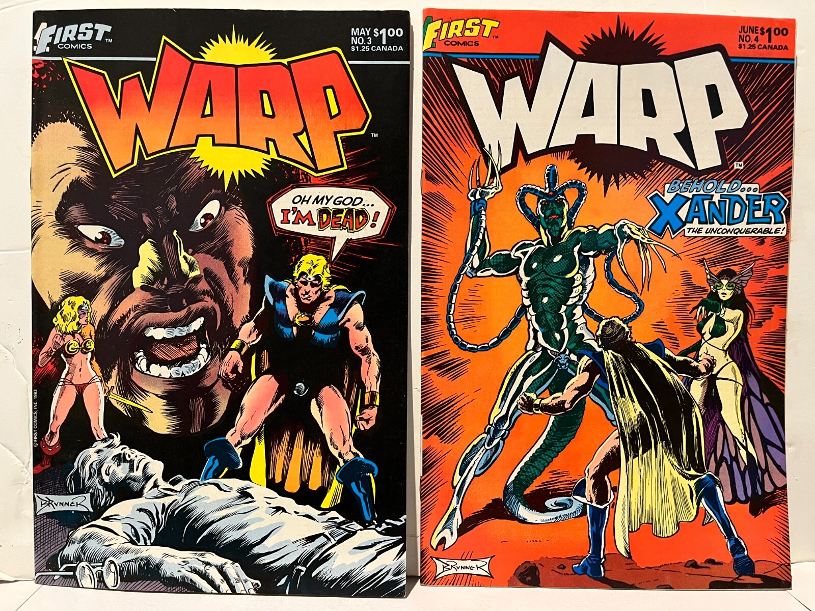 Warp #1-19 + Special #1-3 Comic Set 1983 - First Comics - Lord Cumulus ...