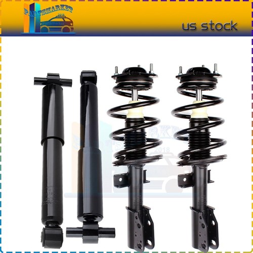 For 2009-2012 Chevrolet Traverse Front Complete Strut Spring Rear Shock ...