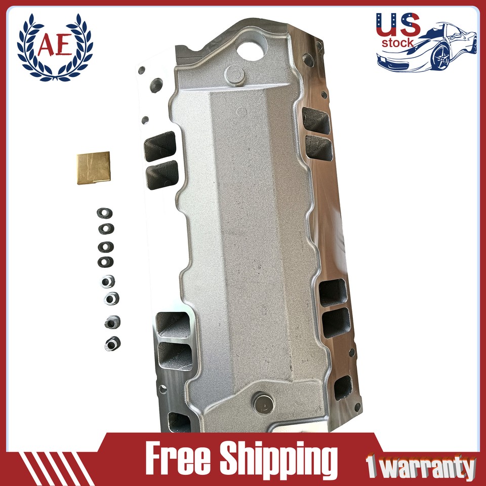 SBC Chevy High Rise Aluminum Vortec Single Plane Intake Manifold 350 | eBay