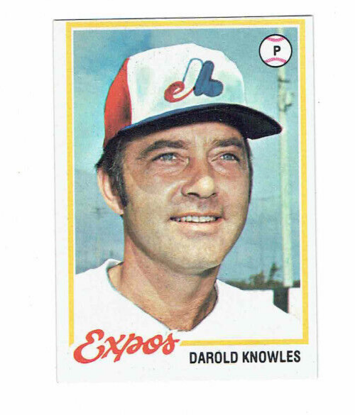 Darold Knowles Montreal Expos Pitcher #414 Topps 1978 #Baseball Card | eBay