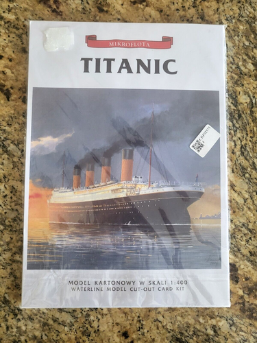 MIKROFLOTA "TITANIC" PAPER-CARD MODEL KIT- Cut-Out Card Kit 1:400 | eBay