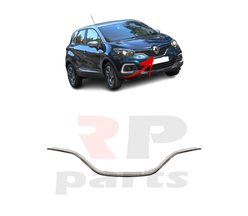 FOR RENAULT CAPTUR 2017-2020 FRONT CENTER GRILLE MOULDING TRIM CHROME ...