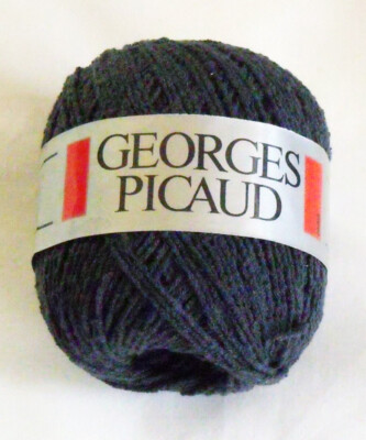Yarn Georges Picaud Frasques Crochet/Knitting Cotton GREY 10 balls x ...