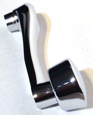 Chrome Die-Cast Window Crank With 3/8 Square Adapter - Plain UP#24028 ...