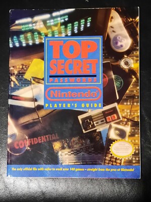 Top Secret Passwords / Nintendo Power Player's Strategy Guide / NES ...